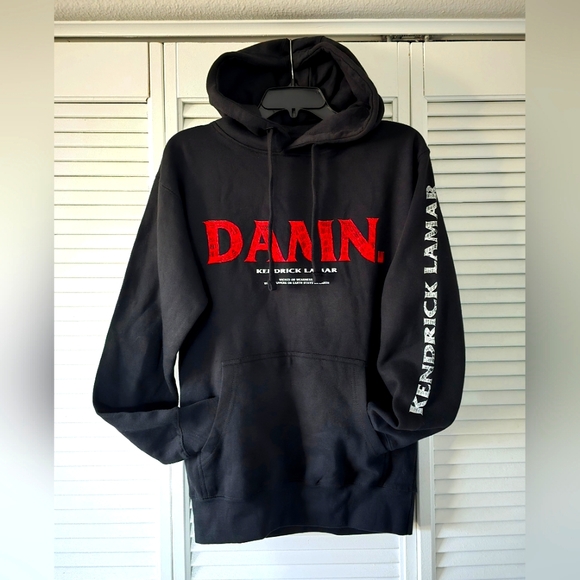 tde. | Sweaters | Brand New Kendrick Lamar Official Damn Tour Vintage Merchandise Hoodie Sweater ...